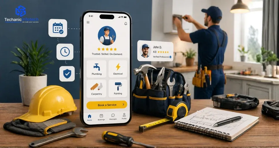 How to develop a Handyman App in 2026?